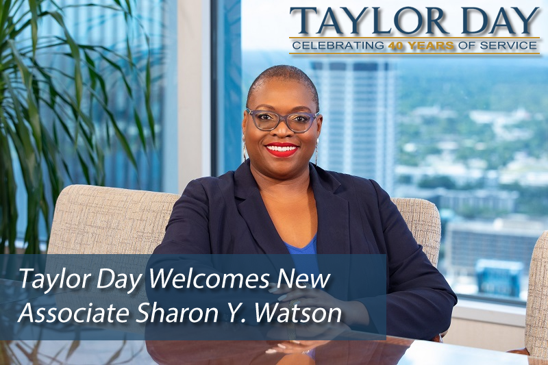Taylor Day Welcomes Associate Sharon Y. Watson - Taylor, Day, Grimm & Boyd